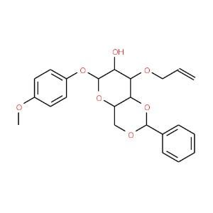 4-Methoxyphenyl 3-O-allyl-4,6-O-benzylidene-b-D-galactopyranoside | CAS ...